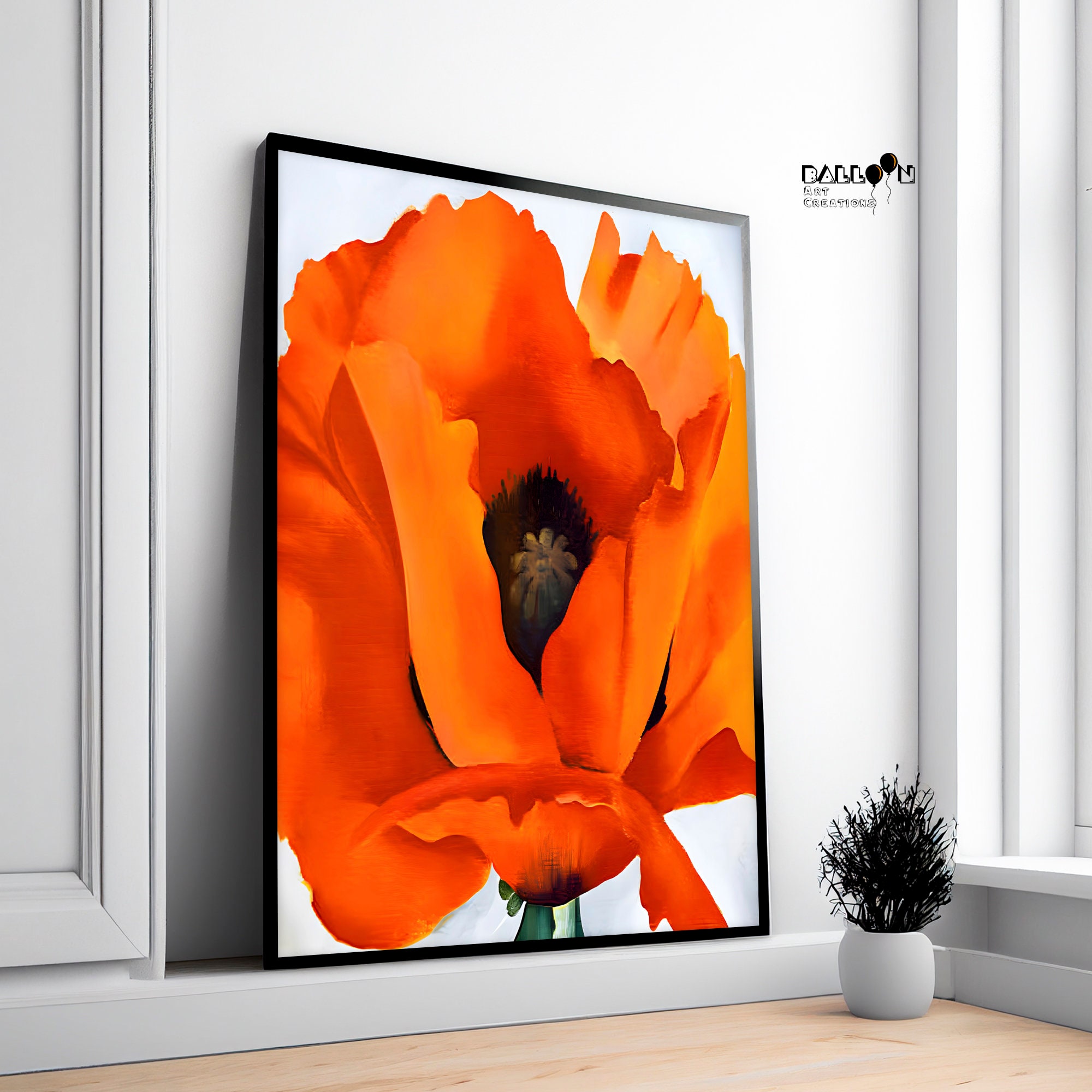 Georgia O'keeffe, Red Poppy, 1927, Georgia O'keeffe Poster, Modern Art ...