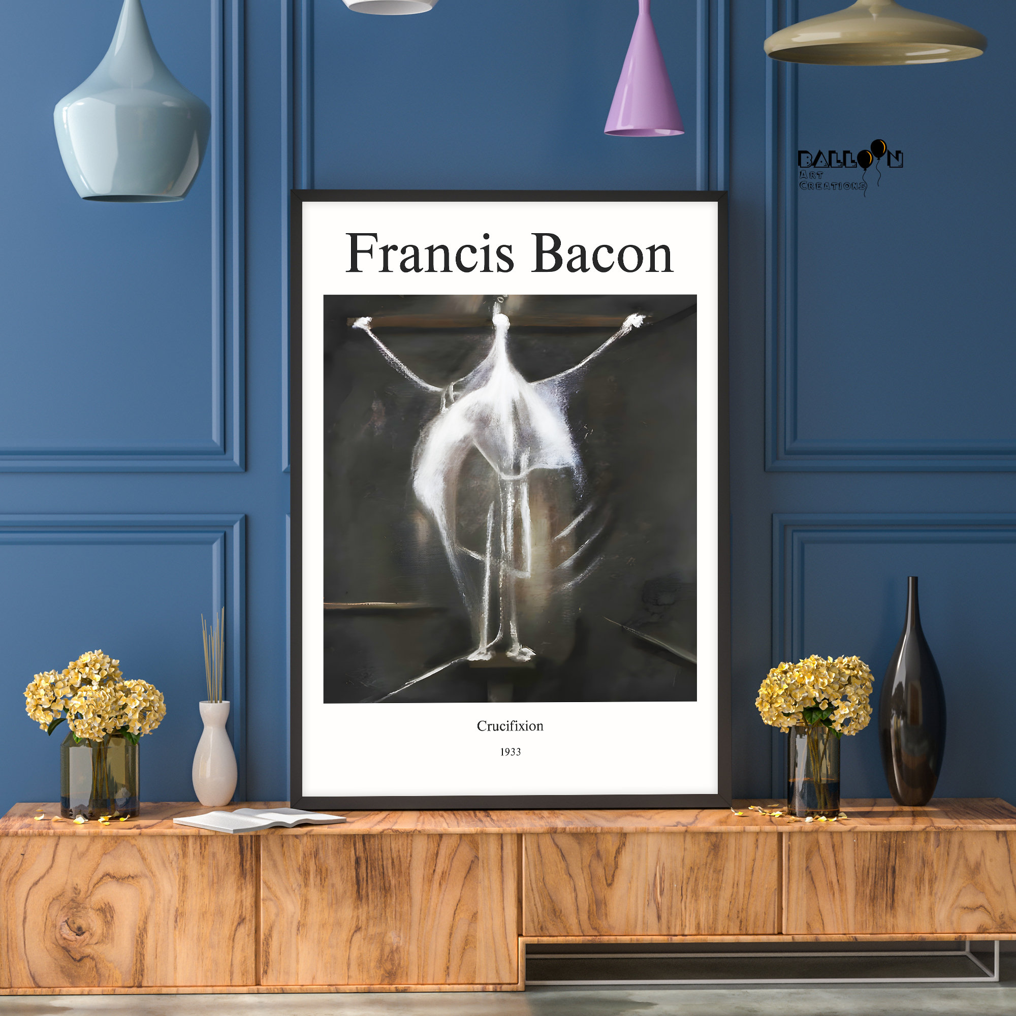 Francis Bacon, Crucifixion, 1933, Francis Bacon Print, Modern Wall ...