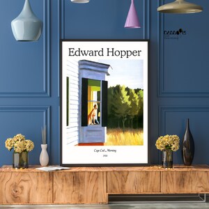 Edward Hopper, Cape Cod Morning, 1950, Edward Hopper Print, Home Wall ...