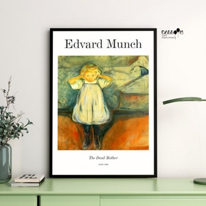 Edvard Munch, the Dead Mother, 1899-1900, Munch Wall Art, Portrait Art ...
