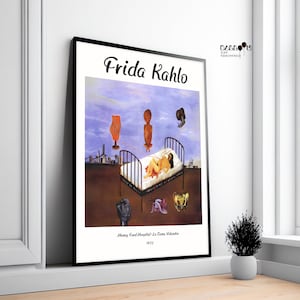 Frida Kahlo, Henry Ford Hospital-la Cama Volando, 1932, Frida Kahlo ...