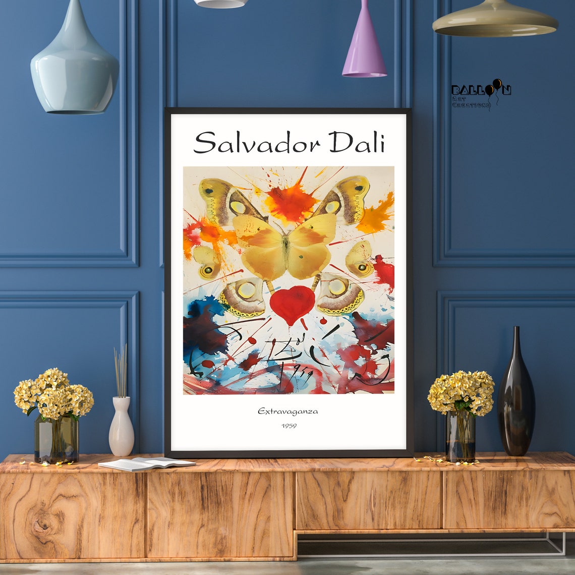 Salvador Dali, Extravaganza, 1959, Salvador Dali Exhibiton Print ...