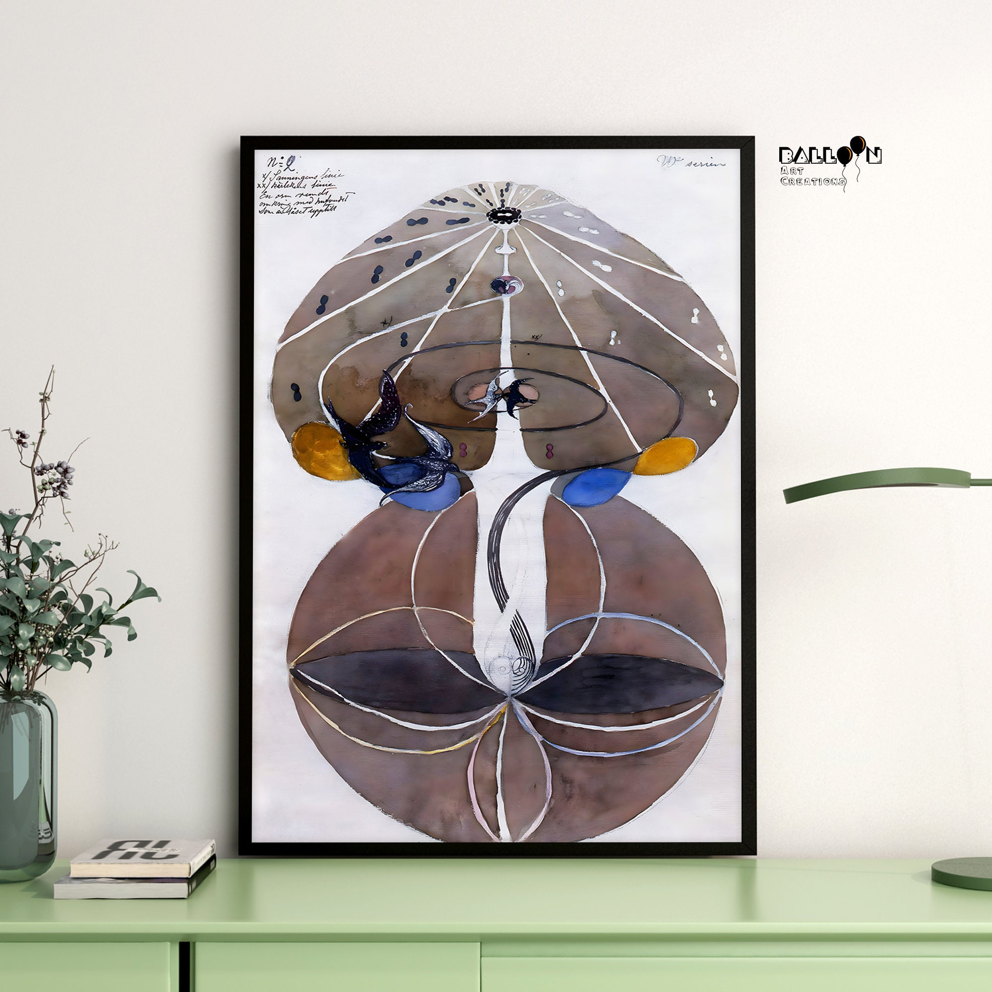 Hilma Af Klint, Tree of Knowledge Series W No.2, 1913, Hilma Af Klint ...