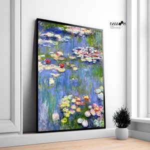 Claude Monet, Water Lilies, 1916, Monet Wall Art, Impressionist Art ...