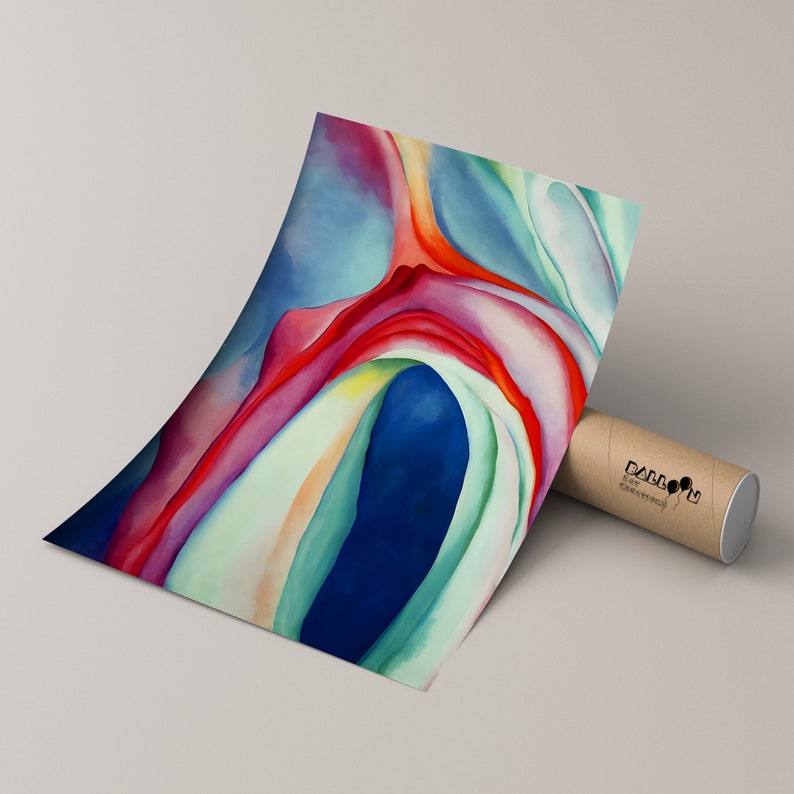 Georgia O Keeffe, Music Pink and Blue No.2, 1918, Georgia O Keeffe ...