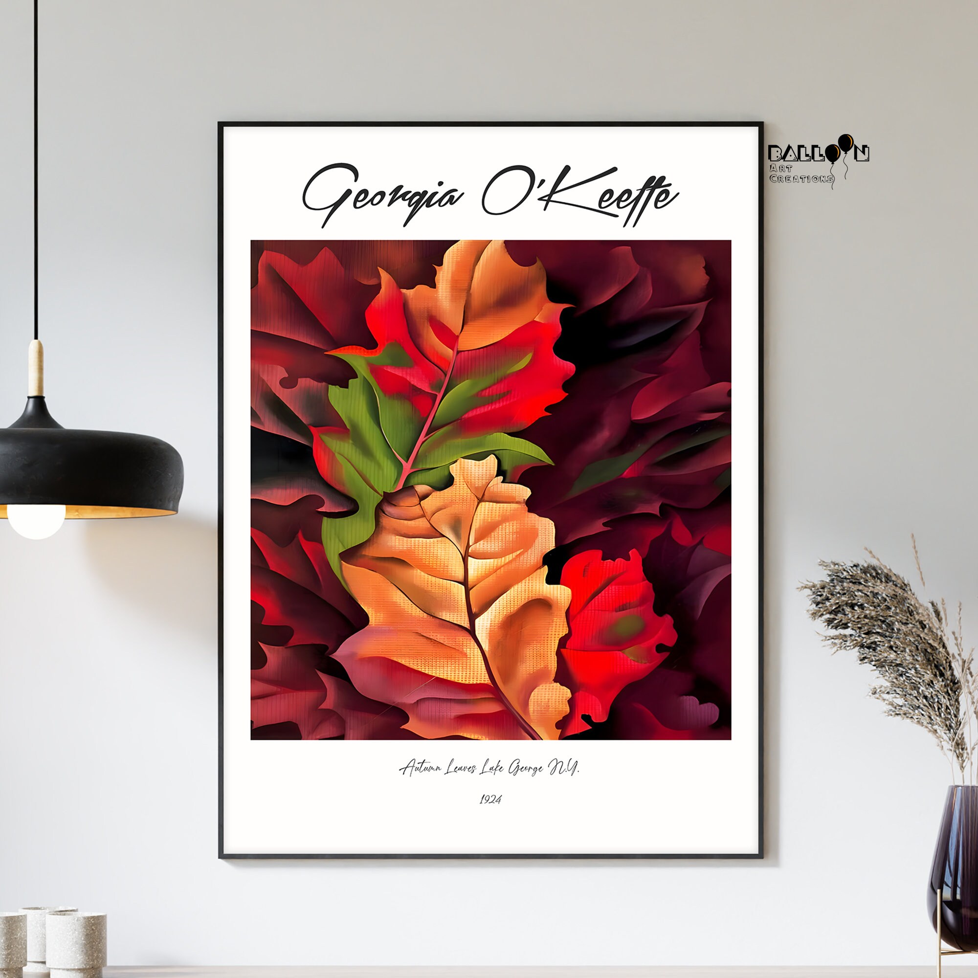 Georgia O Keeffe, Autumn Leaves Lake George N.Y., 1924, Georgia O ...