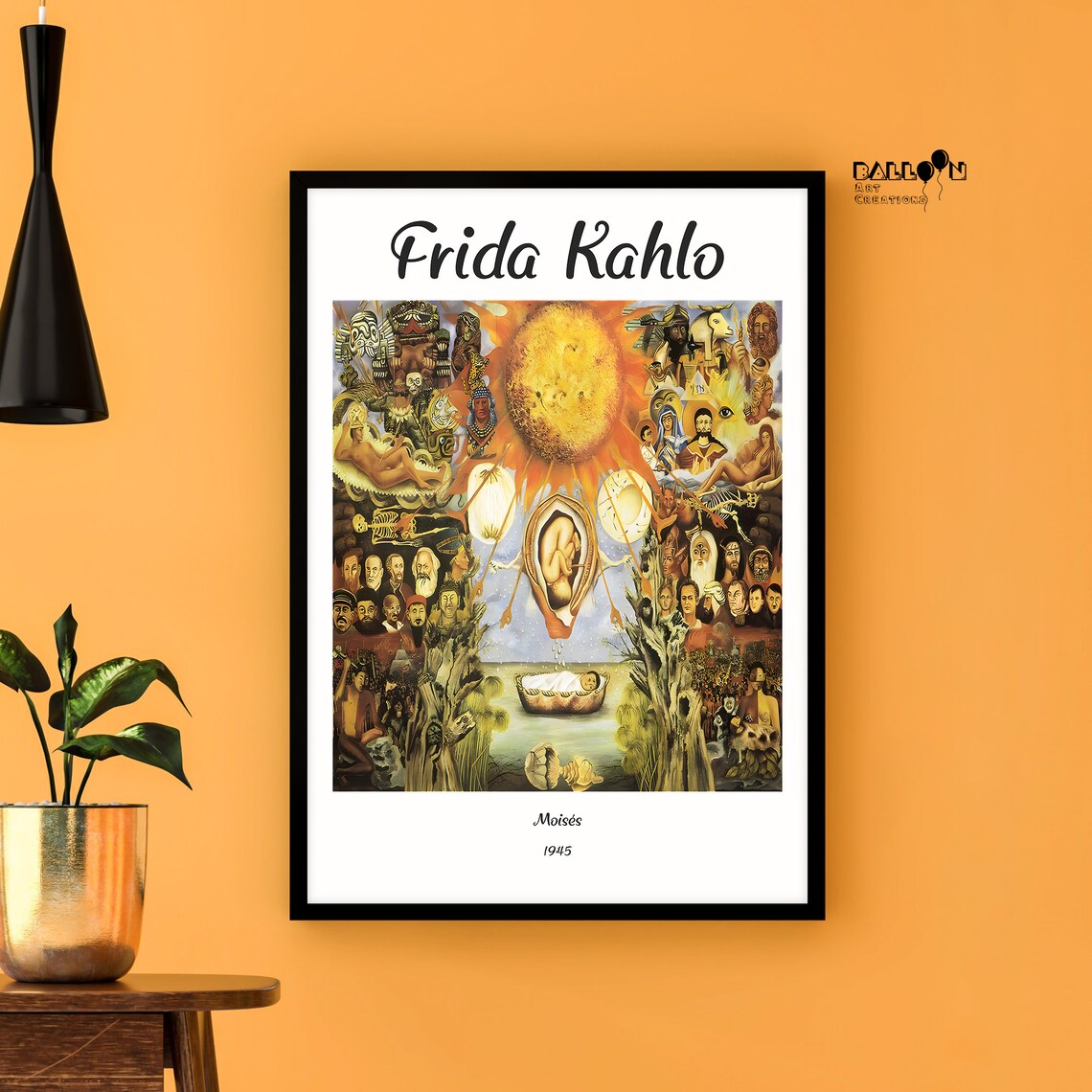 Frida Kahlo, Moisés, 1945, Frida Kahlo Print, Gallery Wall Art ...