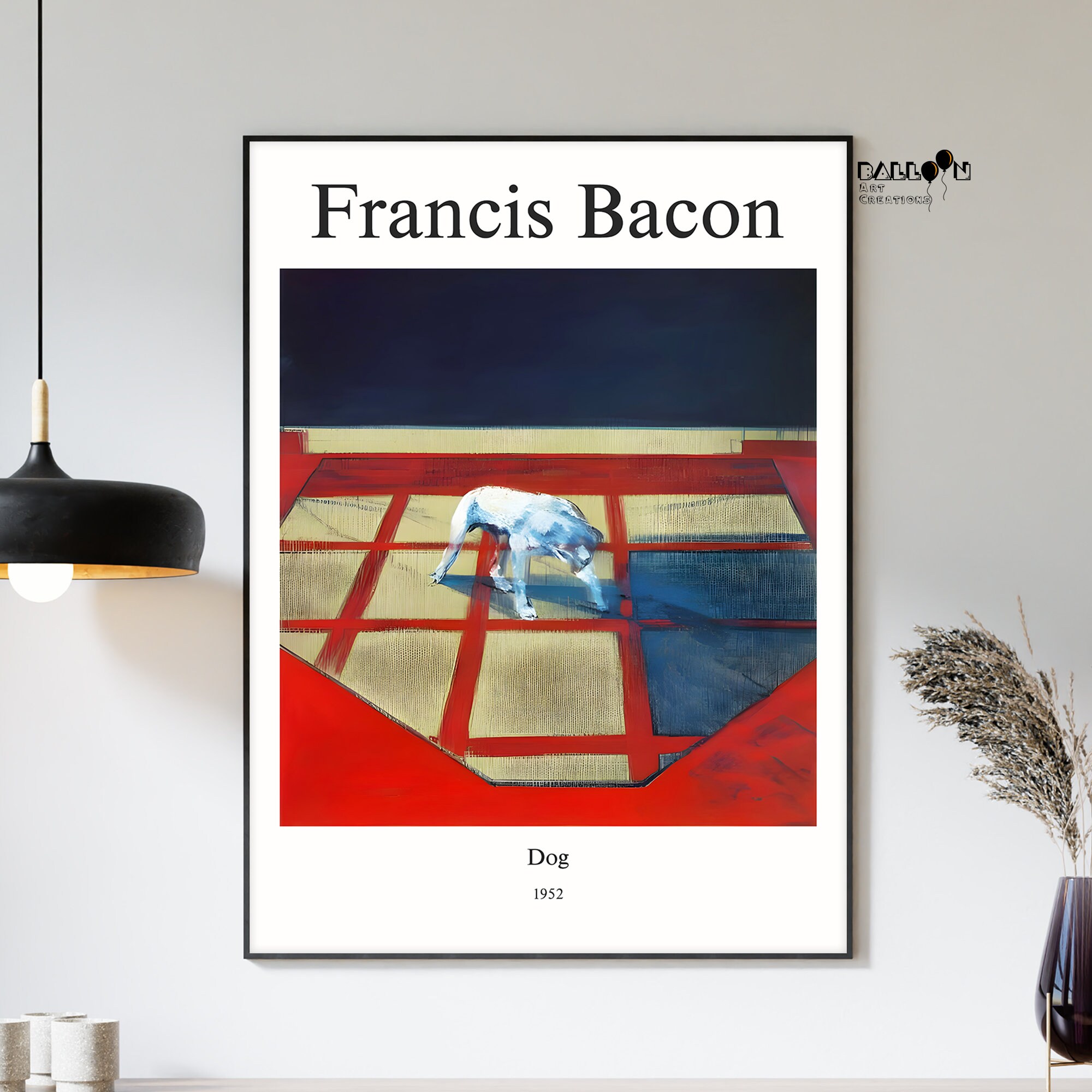 Francis Bacon, Dog, 1952, Francis Bacon Print, Home Wall Art, Portrait ...