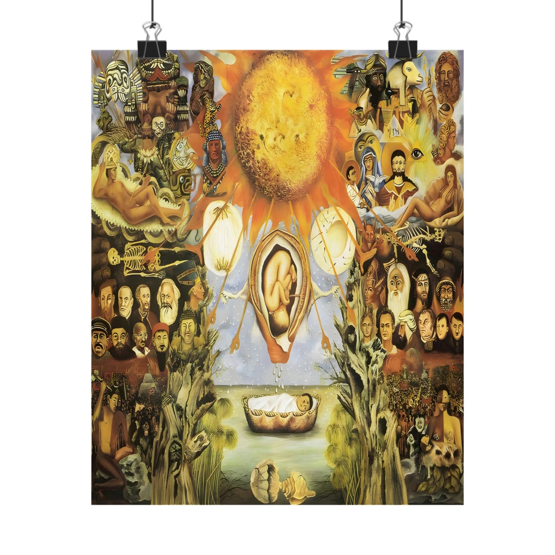 Frida Kahlo, Moisés, 1945, Frida Kahlo Poster, Gallery Wall Art ...
