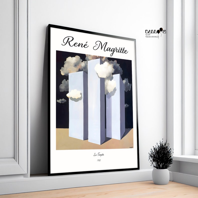 Rene Magritte, La Tempête, 1932, Rene Magritte Poster, Surrealism Art ...