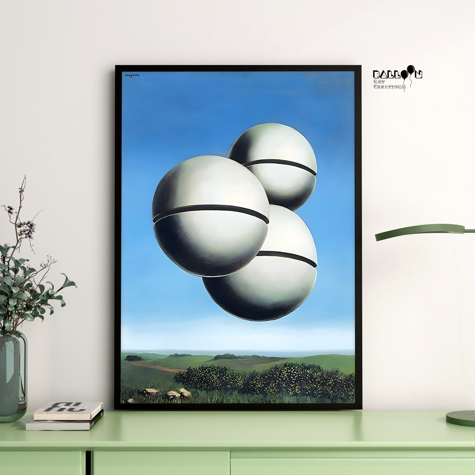 Rene Magritte, the Voice of Space, 1928, Magritte Poster, Surrealism ...