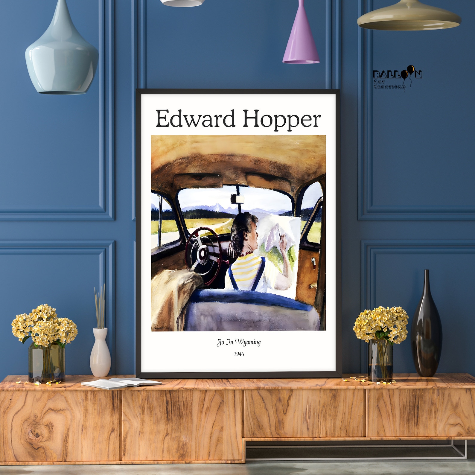 Edward Hopper, Jo in Wyoming, 1946, Hopper Wall Poster, Exhibition ...