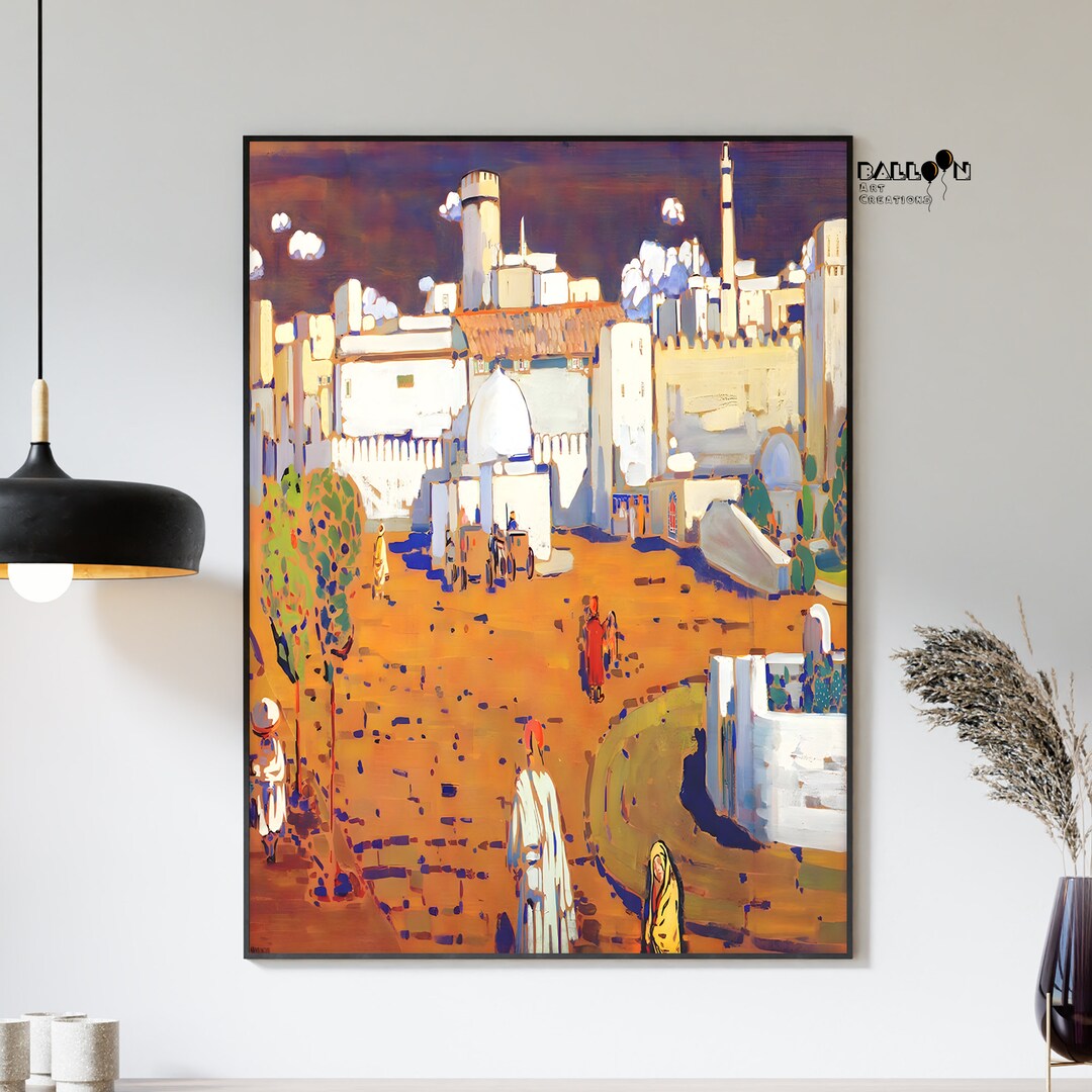 Wassily Kandinsky, Arab Town, 1905, Wassily Kandinsky Poster ...
