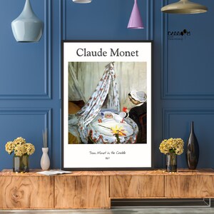 Claude Monet, Jean Monet in the Craddle, 1867, Claude Monet Print ...