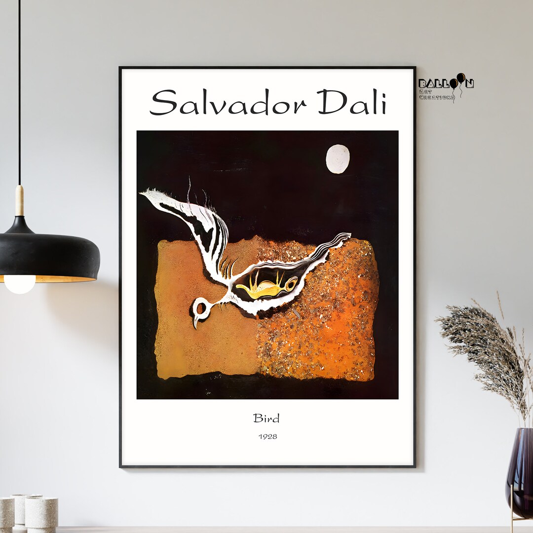 Salvador Dali, Bird, 1928, Salvador Dali Print, Dali Exhibiton Poster ...