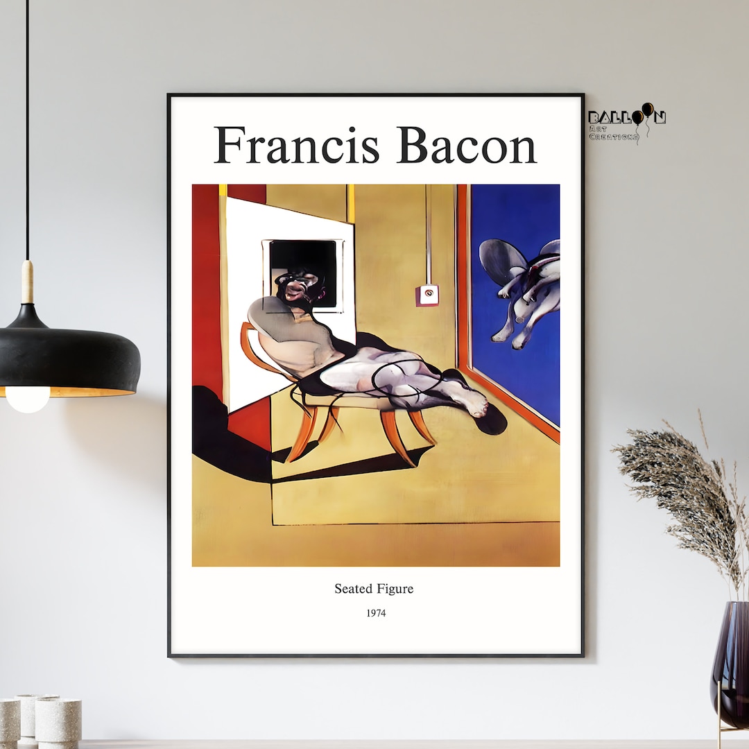Francis Bacon, Seated Figure, 1974, Bacon Wall Art, Quality Poster ...
