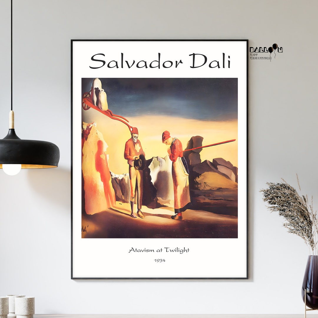 Salvador Dali, Atavism at Twilight, 1934, Salvador Dali Print, Dali ...
