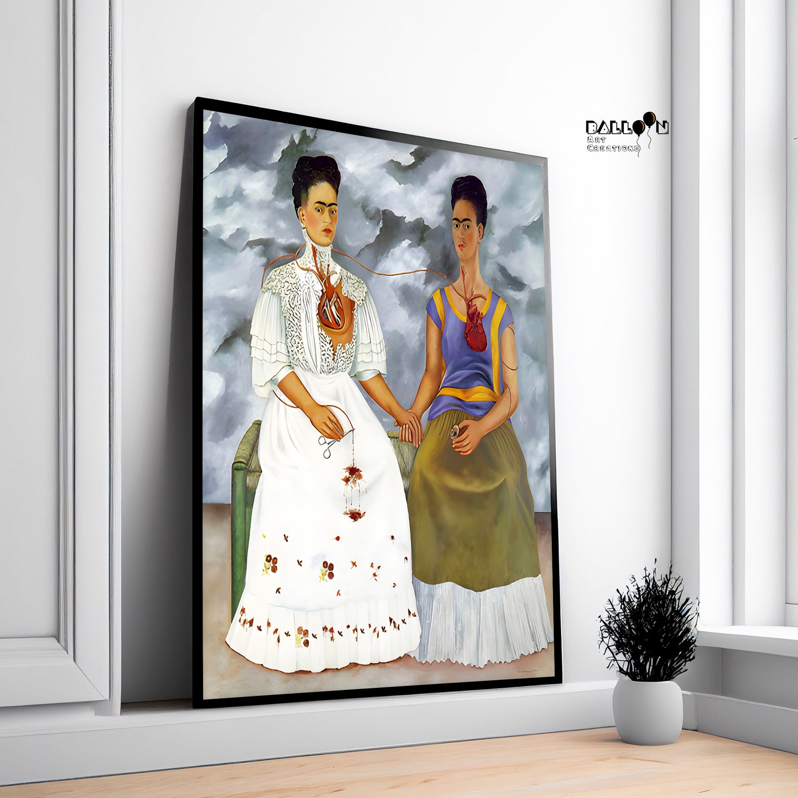 Frida Kahlo, Las Dos Fridas, 1939, Frida Kahlo Wall Art, Feminism Art ...