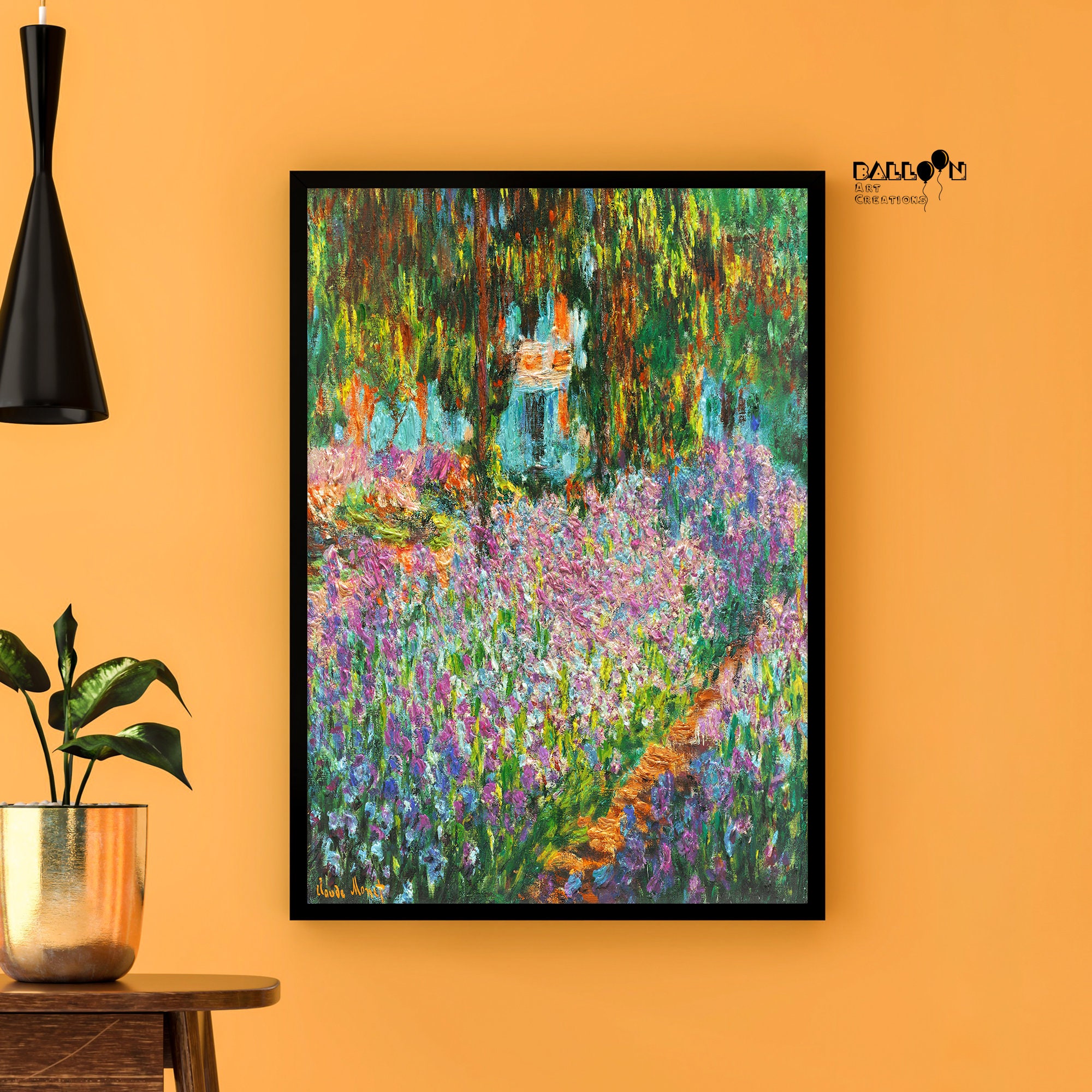 Claude Monet, Irises in Monet's Garden, 1900, Claude Monet Poster, Home ...