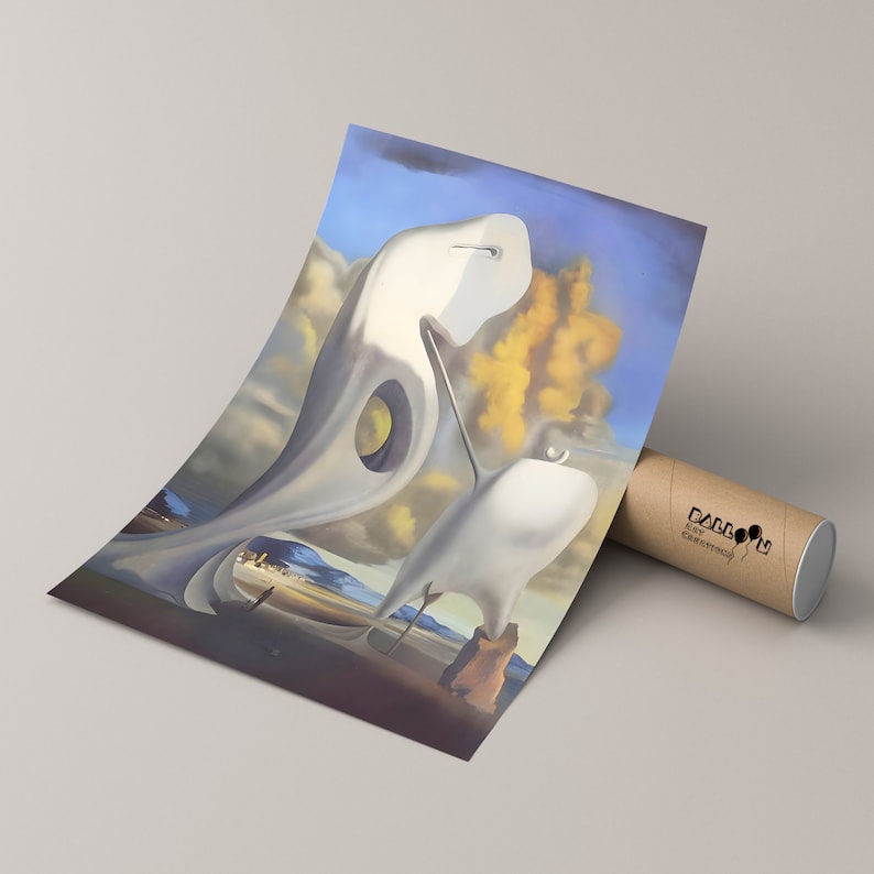 Salvador Dali, the Architectonic Angelus of Millet, 1933, Salvador Dali ...