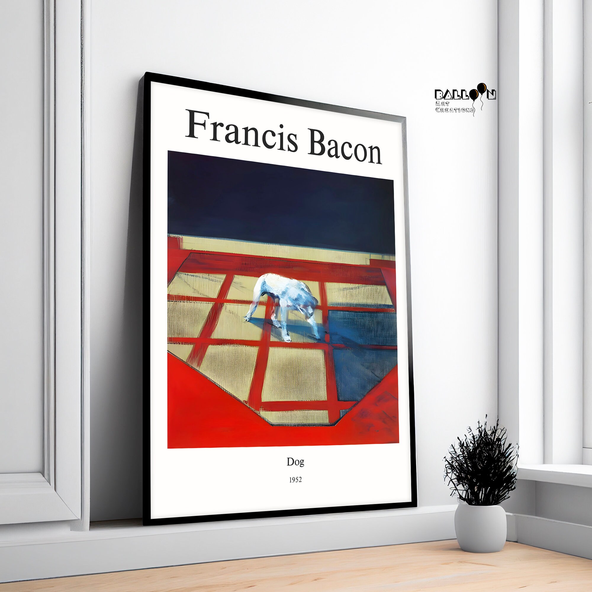 Francis Bacon, Dog, 1952, Francis Bacon Print, Home Wall Art, Portrait ...
