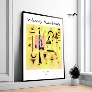 Wassily Kandinsky, Decisive Pink, 1932, Kandinsky Poster, Expressionist ...