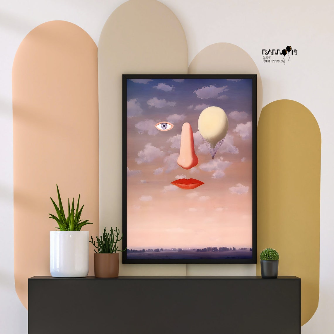 Rene Magritte, the Beautiful Relations, 1967, Rene Magritte Poster ...