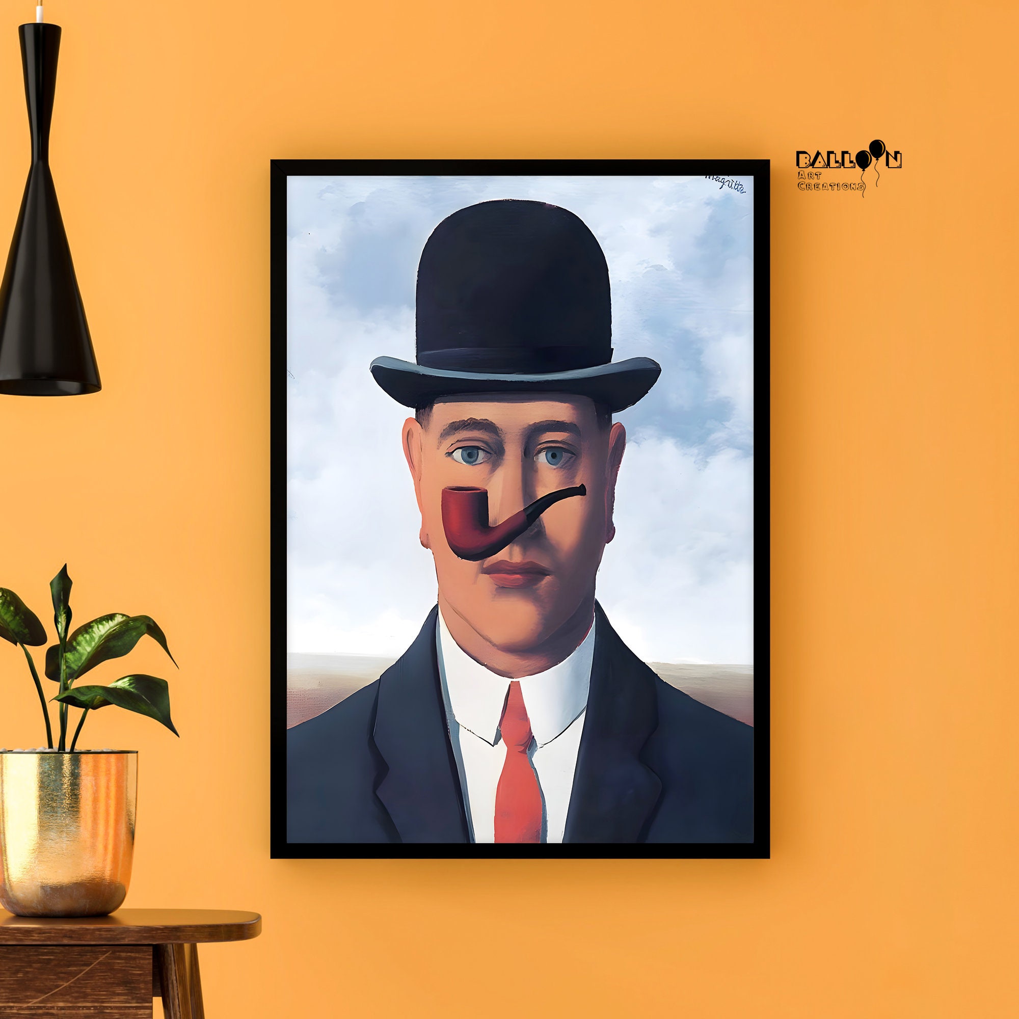 Rene Magritte, La Bonne Foi, 1965, Rene Magritte Poster, Magritte Print ...