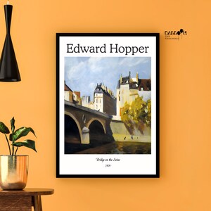 Edward Hopper, Bridge on the Seine, 1909, Edward Hopper Print, Wall Art ...