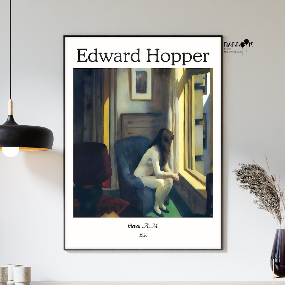 Edward Hopper, Eleven A.M., 1926, Edward Hopper Print, Realism Art ...