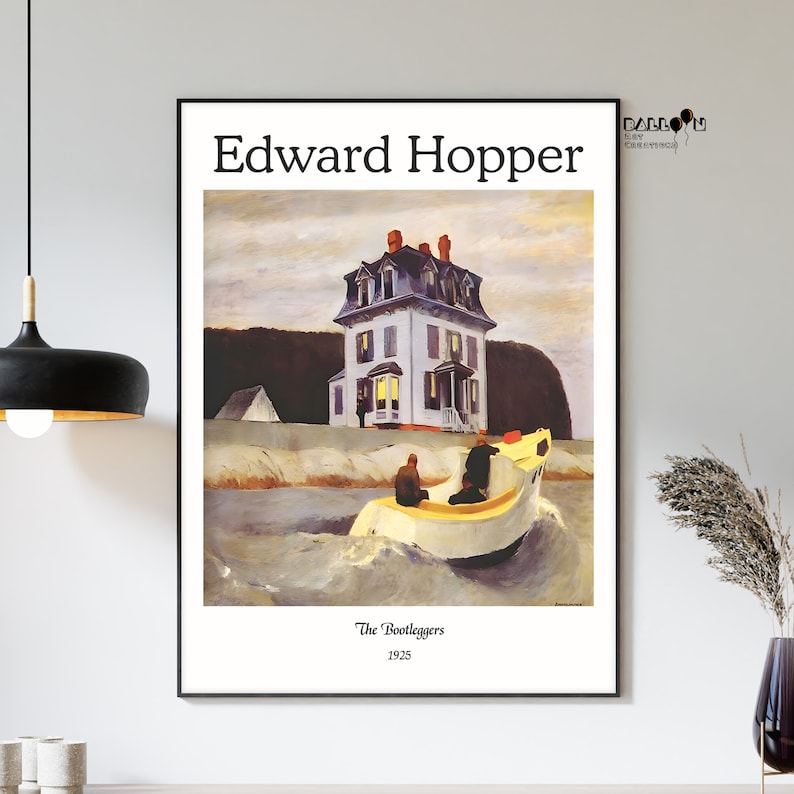 Edward Hopper, the Bootleggers, 192, Hopper Wall Poster, Museum Print ...