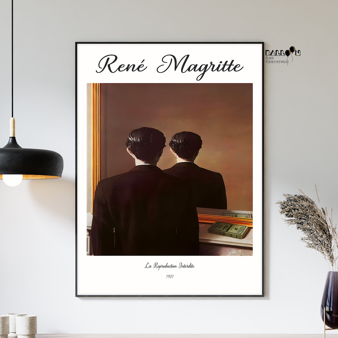 Rene Magritte, La Reproduction Interdite, 1937, Magritte Wall Poster ...