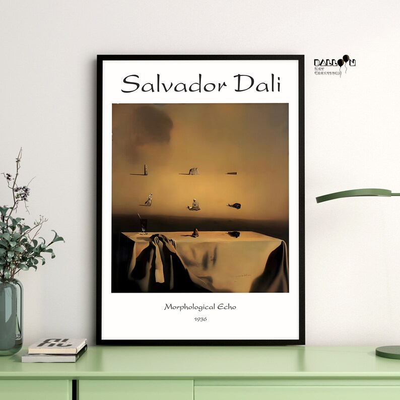 Salvador Dali, Morphological Echo, 1936, Salvador Dali Print, Dali ...