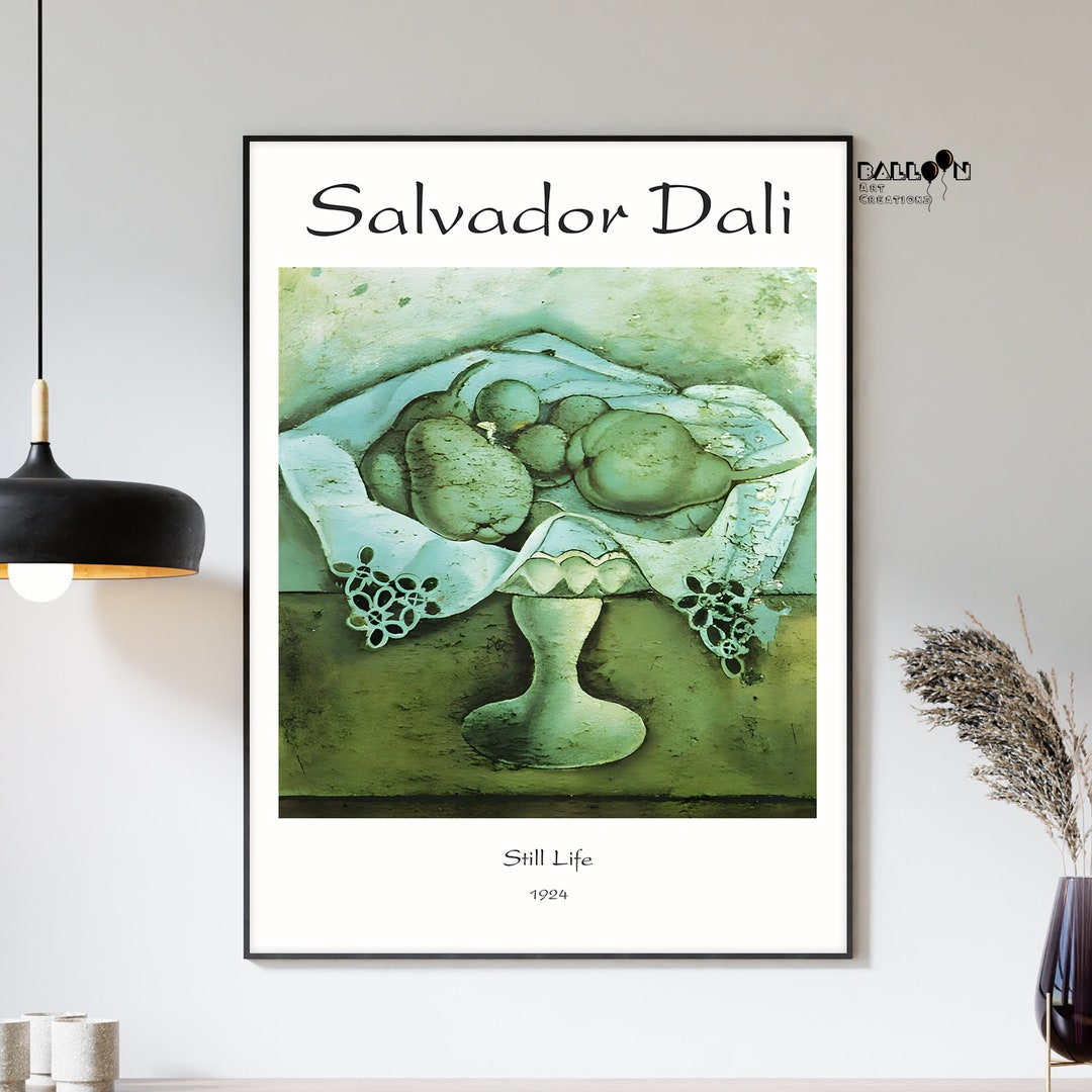 Salvador Dali, Still Life, 1924, Salvador Dali Print, Dali Exhibiton ...