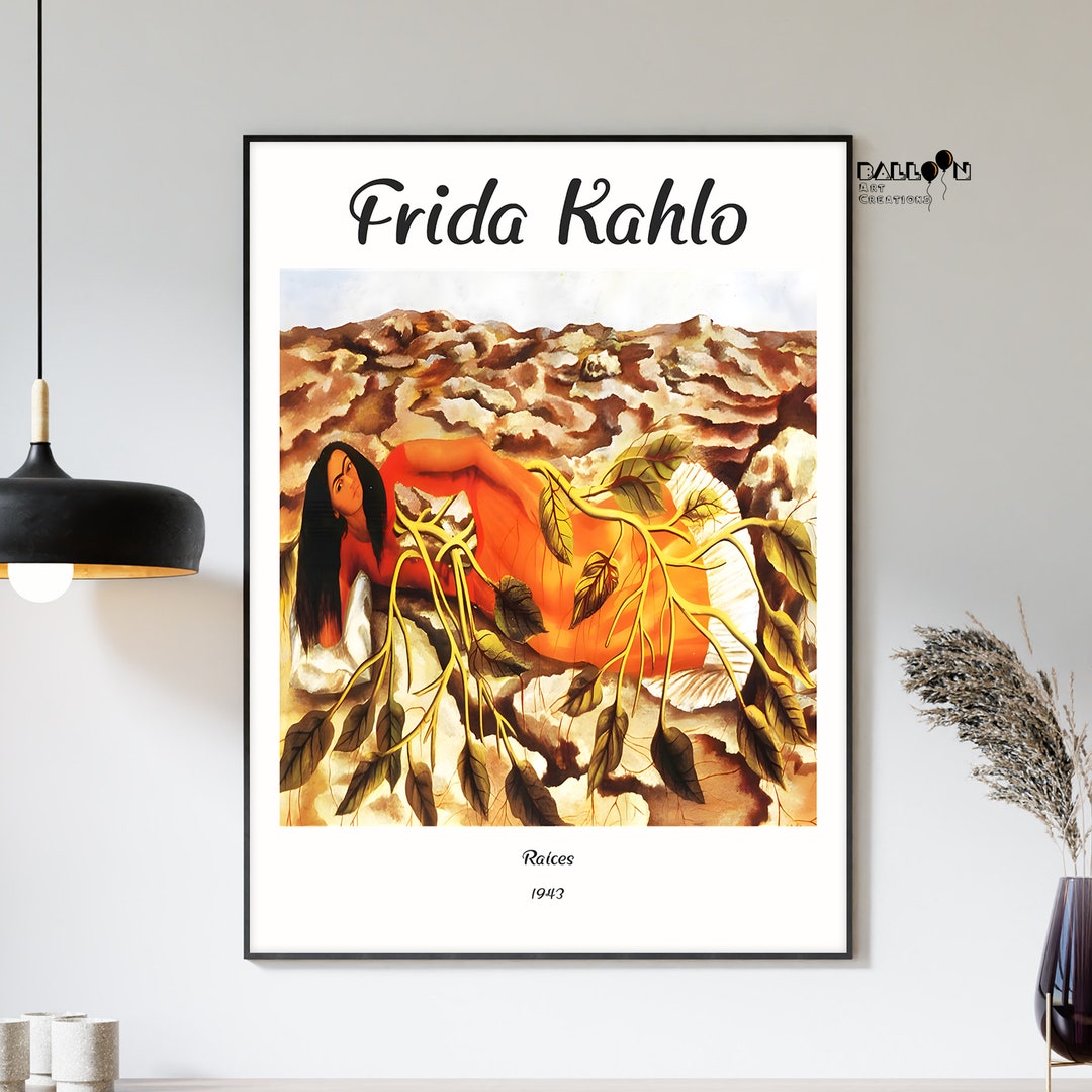 Frida Kahlo, Raíces, 1943, Frida Kahlo Print, Feminism Art, Mexico Artist, Home Wall Decor ...