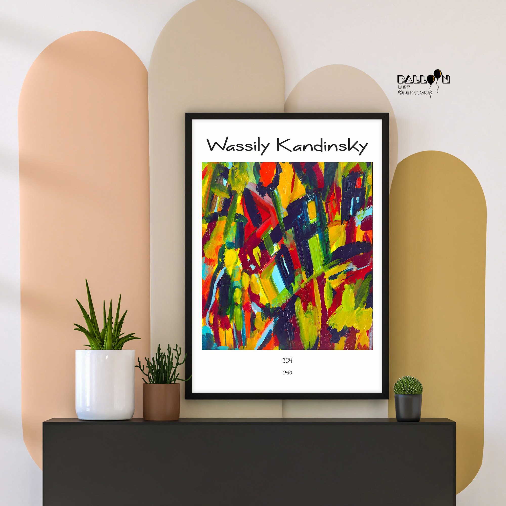 Wassily Kandinsky, 304, 1910, Kandinsky Poster, Expressionist Art, Home ...