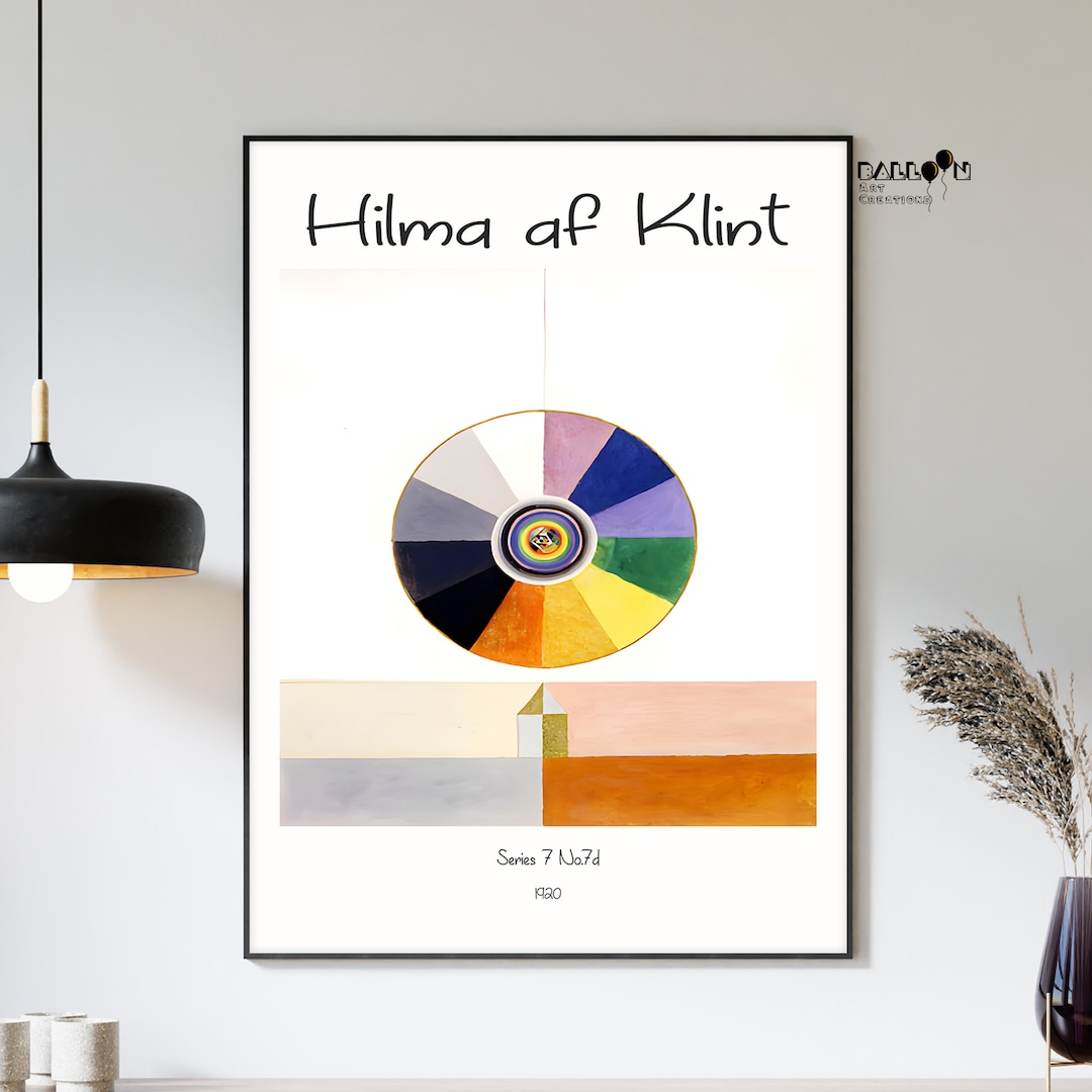 Hilma Af Klint, Series 7 No.7d, 1920, Klint Print, Modern Art, Colorful ...
