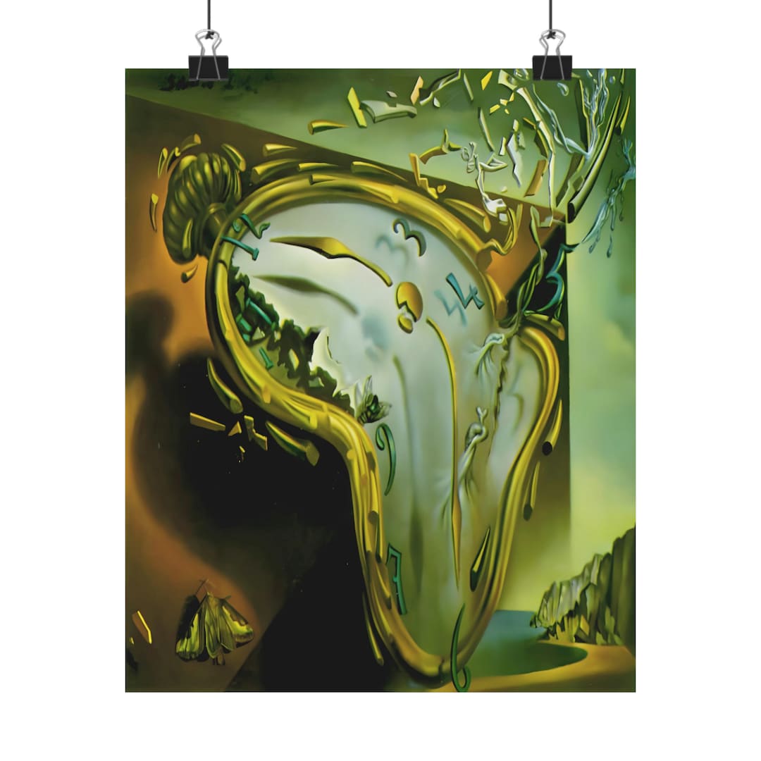 Salvador Dali, Melting Watch, 1954, Salvador Dali Print, Dali Exhibiton ...