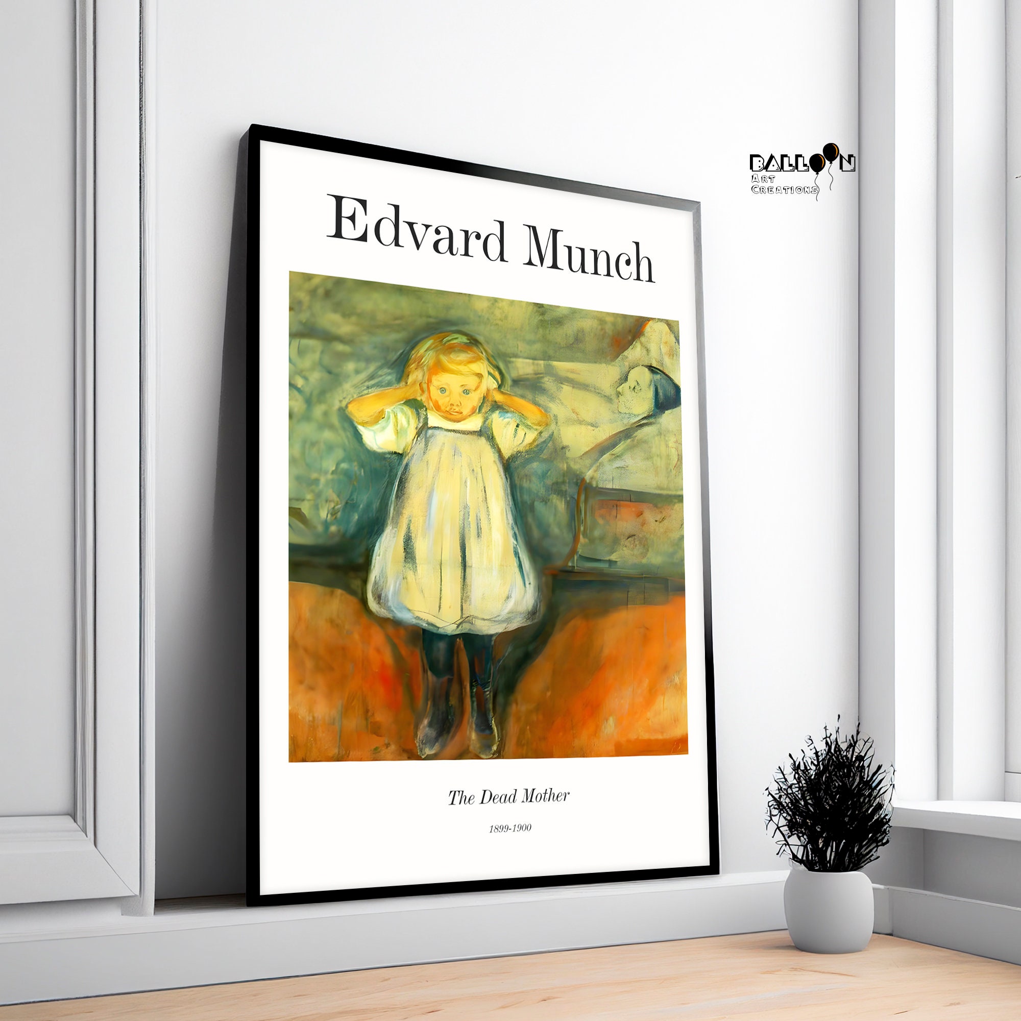 Edvard Munch, the Dead Mother, 1899-1900, Munch Wall Art, Portrait Art ...