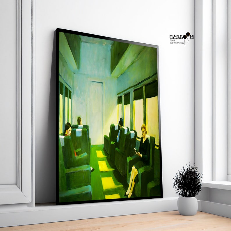 Edward Hopper, Chair Car, 1965, Hopper Wall Print, Home Wall Art ...