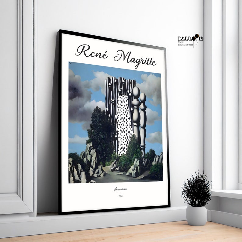 Rene Magritte, Annunciation, 1930, Rene Magritte Print, Surrealism Art ...