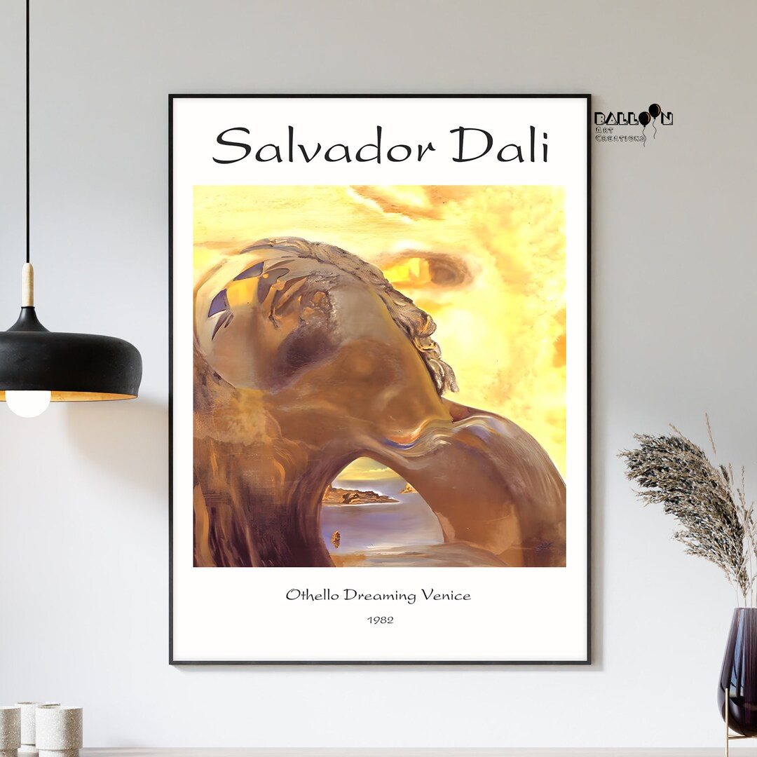 Salvador Dali, Othello Dreaming Venice, 1982, Salvador Dali Print, Dali ...