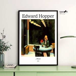 Edward Hopper, Automat, 1927, Edward Hopper Print, Landscape Poster ...