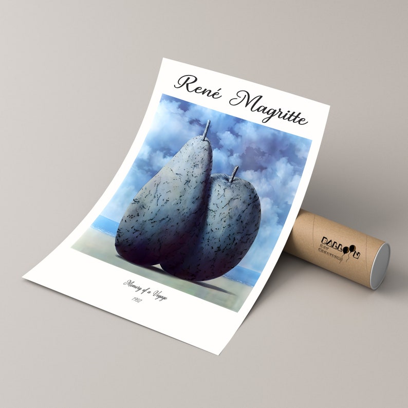 Rene Magritte, Memory of a Voyage, 1952, Rene Magritte Print, Magritte ...