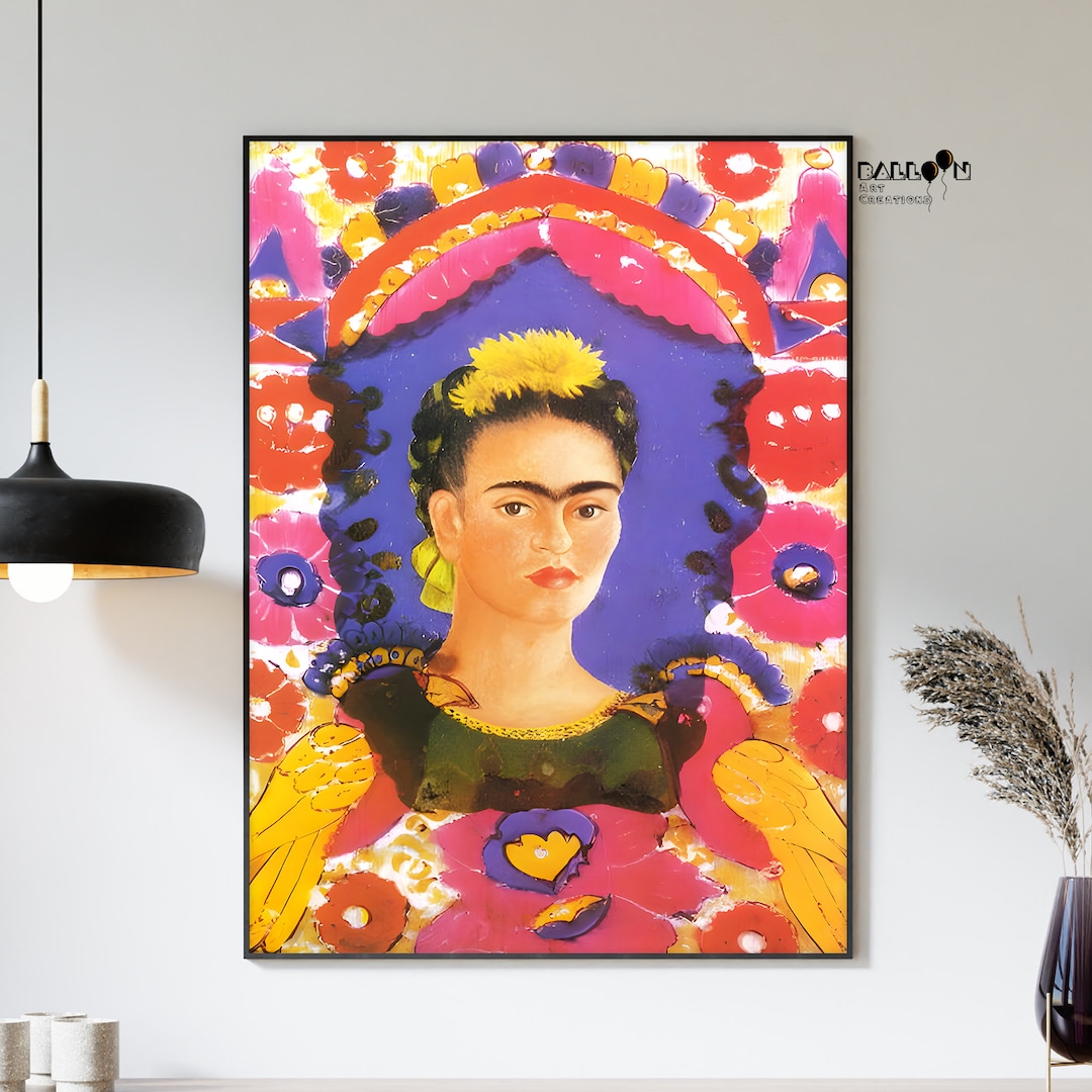 Frida Kahlo, Self Portrait-the Frame, 1938, Frida Kahlo Print, Feminism ...