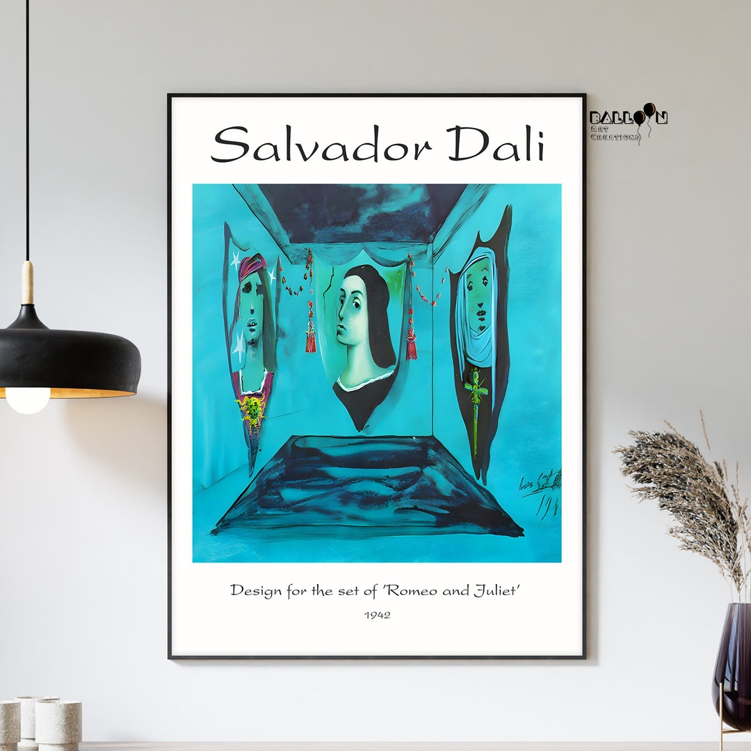 Salvador Dali, Design for the Set of 'romeo and Juliet', 1942, Salvador ...
