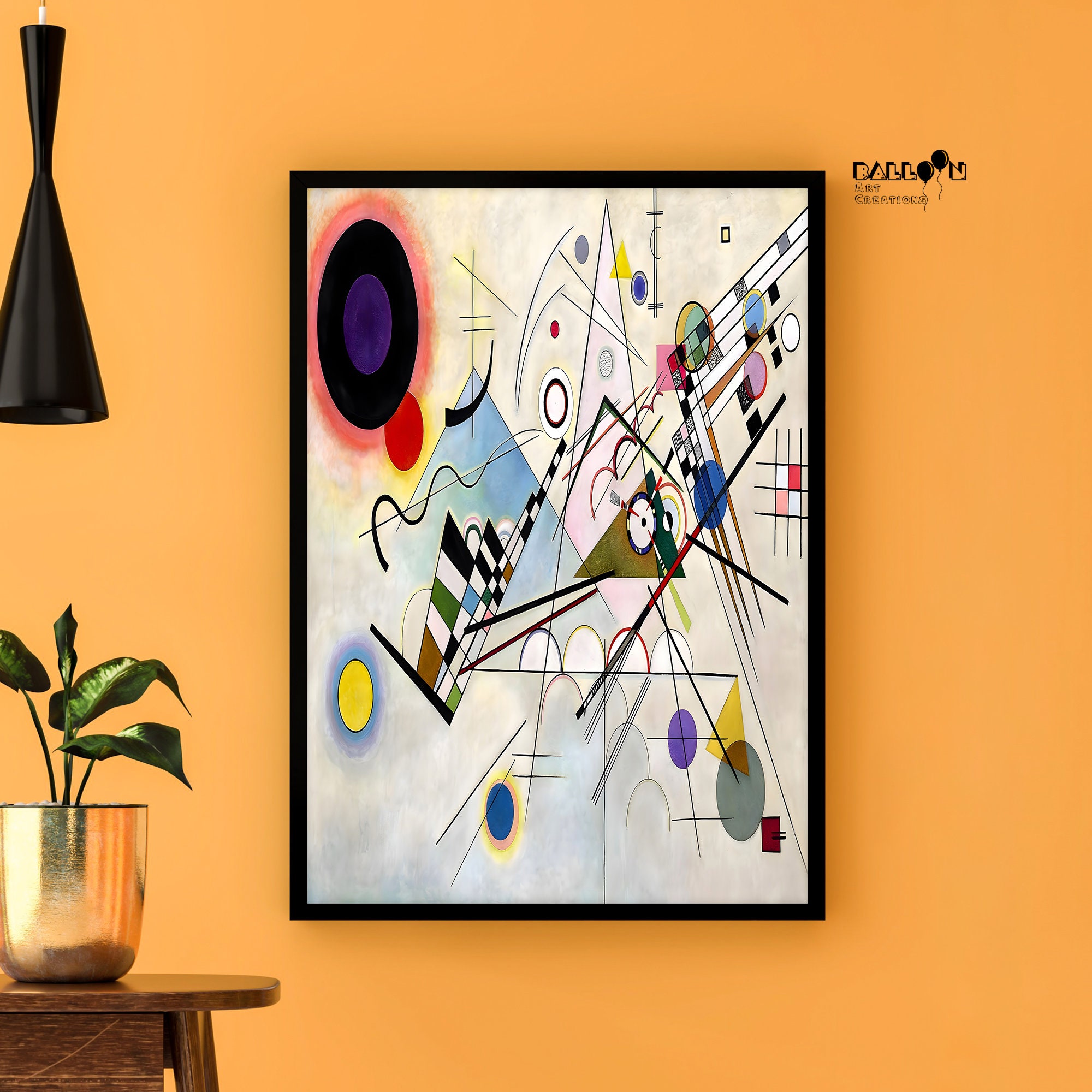 Wassily Kandinsky, Composition No.8, 1923, Kandinsky Poster ...