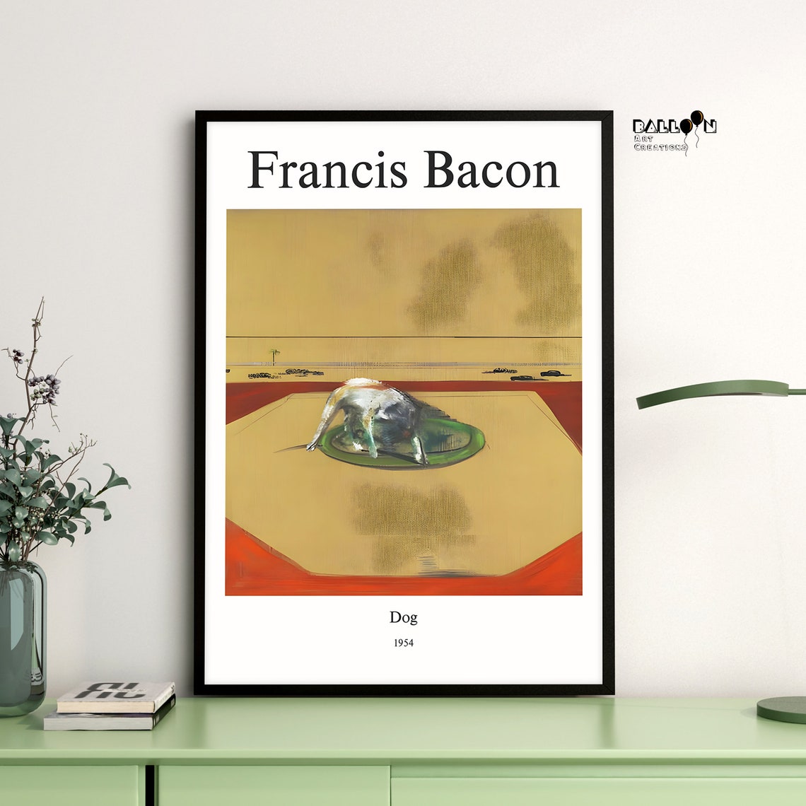 Francis Bacon, Dog, 1952, Francis Bacon Print, Portrait Art, Home Wall ...