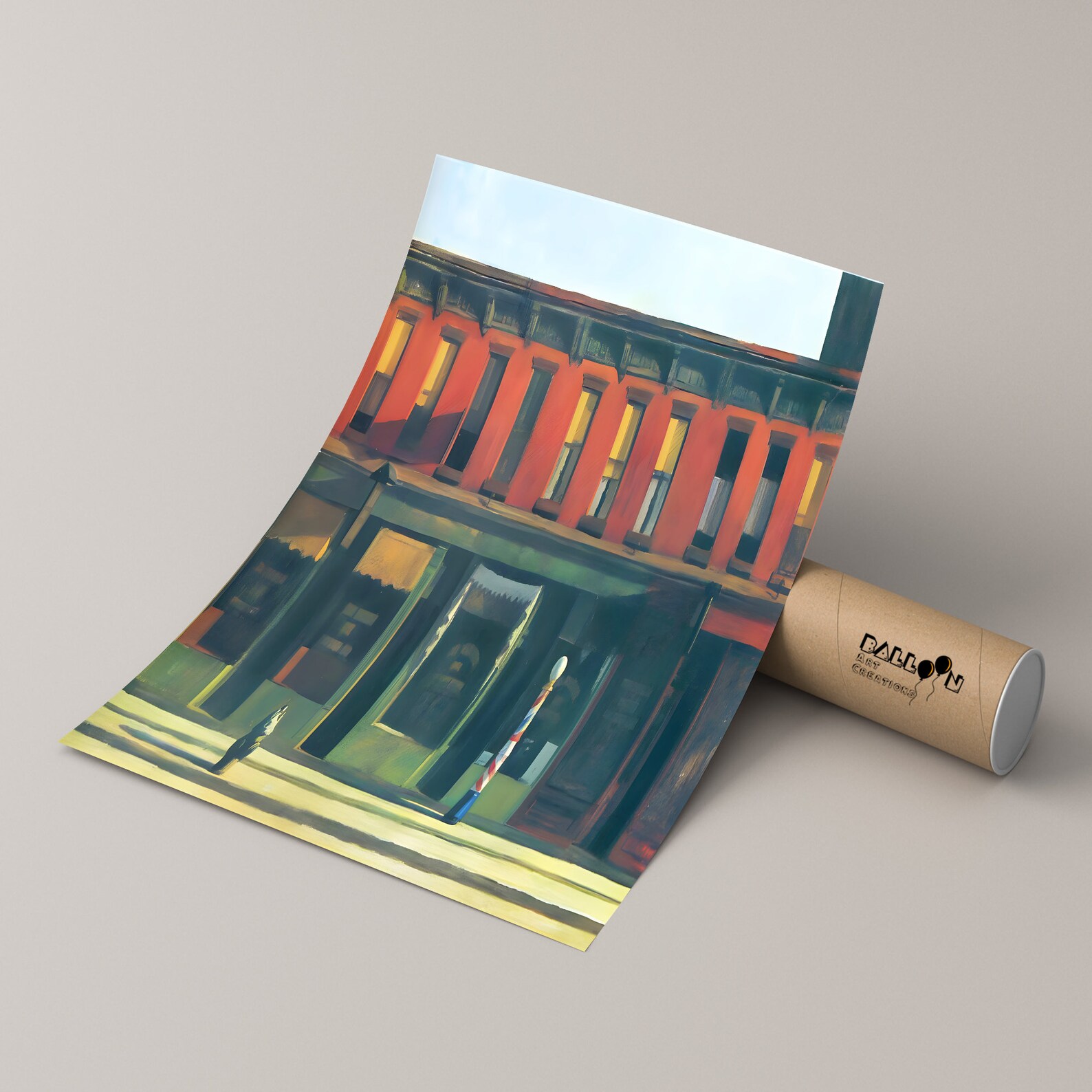 Edward Hopper, Early Sunday Morning, 1930, Edward Hopper Print, Realism ...