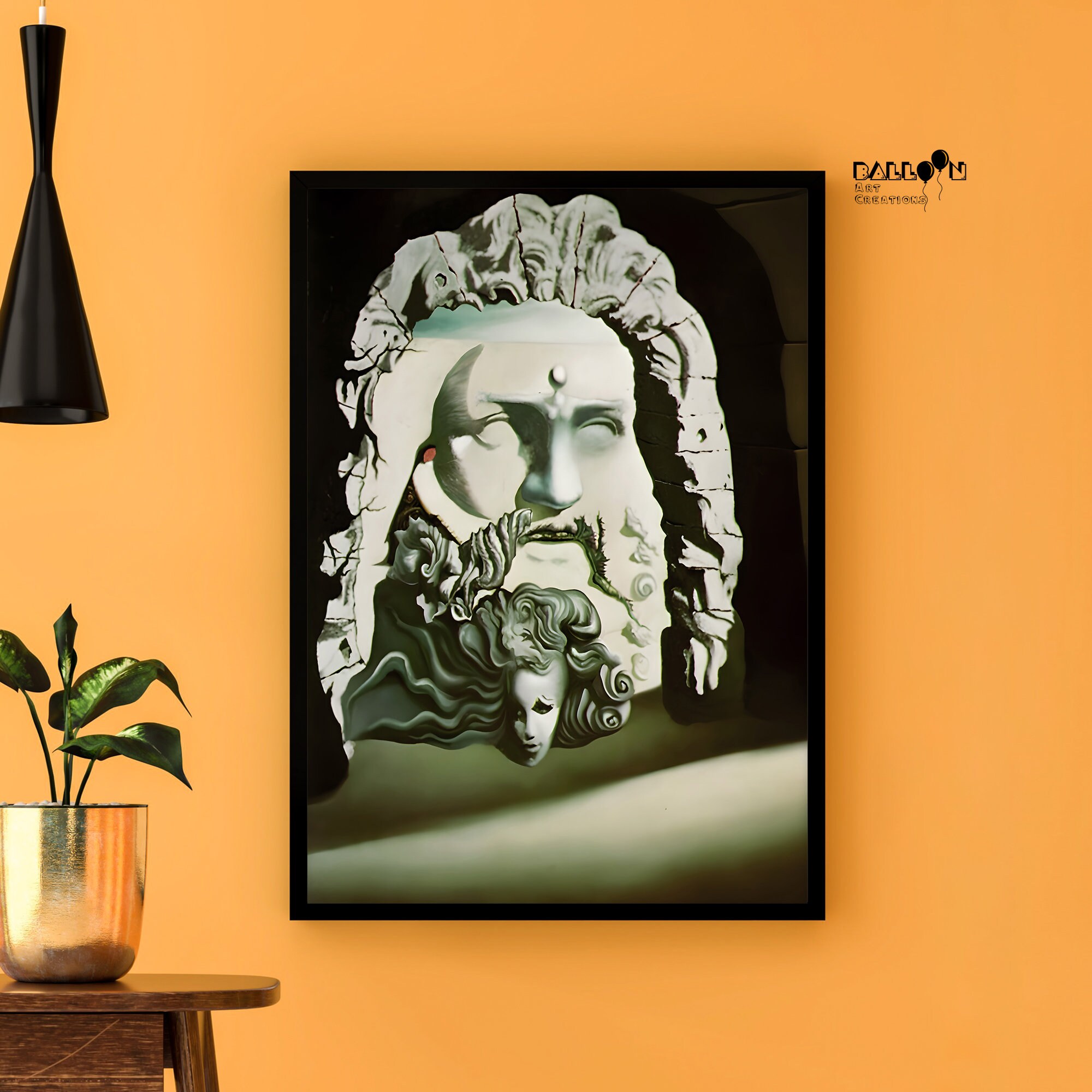 Salvador Dali, Double Image for 'destino', 1946, Salvador Dali Print ...